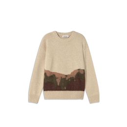 thinking mu Pullover 'Petra' Damen Gr&ouml;&szlig;e L beige / braun / khaki