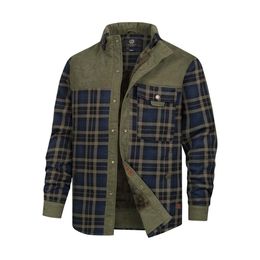 INDICODE Jeans Between-Season Jacket 'Holz' male Green size XXXL