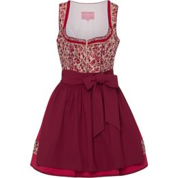 Krüger Dirndl Krüger Madl Mini-Dirndl Rot (Größe: 44)