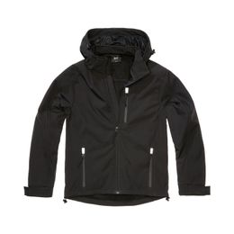 Brandit Softshelljacke Hurricane Black (Gr&ouml;&szlig;e: M)