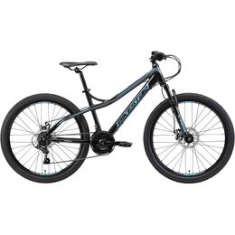 Mountainbike Bikestar Gr. 41, schwarz, Fahrräder, 41cm, 26 Zoll (66,04cm), für Damen und Herren, Kettenschaltung