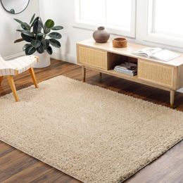 Hochflor-Teppich LIVABLISS, B:120cm H:47mm L:180cmbeige, Kunstfaser, Teppiche, "DADU"