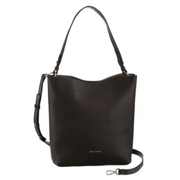 Umhängetasche "Brinja", Damen, Gr. B/H/T: 33cm x 33cm x 12cm, dunkelbraun, Leder, MARC O'POLO ACCESSORIES, Taschen