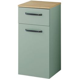 Unterschrank SAPHIR, B:32,4cm H:67,4cm T:32,1cmsalbei nachbildung, Holzwerkstoff, Badezimmer, Schränke, "Quickset 500, Badschrank 32,4 cm, 1 Tür und