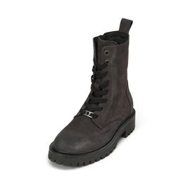 Marc O'Polo Stiefelette MARC O'POLO "mit Innenzipper", Damen, Gr. 39, schwarz graphite, Obermaterial: 100% Leder (Rind), unifarben, Schuhe Stiefelette