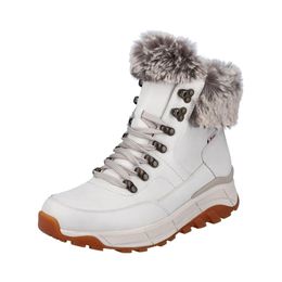 Rieker Schn&uuml;rstiefelette Damen Gr&ouml;&szlig;e 43 graumeliert / wei&szlig; Winterschuhe