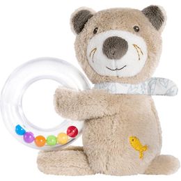 babyFEHN Greifer Otter mit Rasselring, beige fehn