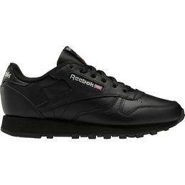 Reebok Classic Leather Sneaker Damen - schwarz - Gr. 37 1/2