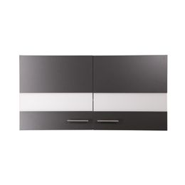 respekta Oberschrank 'Merle' grau/eichefarben 110 x 56,1 x 34,6 cm