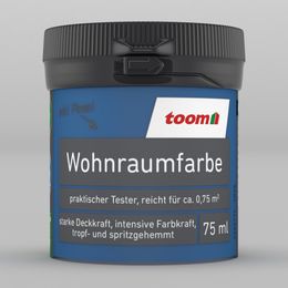 toom Wohnraumfarbe aquablau matt 75 ml