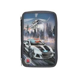 Depesche 3-Fach Federtasche LED Monster Cars 7,5 x 13 x 20 cm
