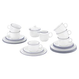 Seltmann Weiden Kaffeeservice Compact Blaurand 20er Set
