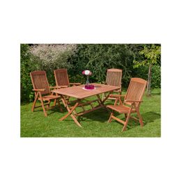 Merxx Maracaibo Set 5tlg Klapptisch