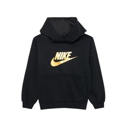Nike Sportswear Sweatshirt 'CLUB FLC' Jungen Gr&ouml;&szlig;e 122/128 goldgelb / schwarz