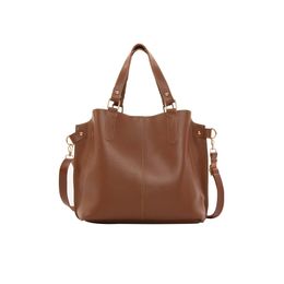 Bagmori Schultertasche Damen Gr&ouml;&szlig;e One Size karamell