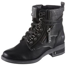 Mustang Lace-Up Ankle Boots female Black size 38
