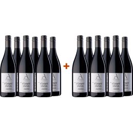 Artisan Wines 6+6 Paket Ried R&ouml;merstein Merlot 2021 Trocken - Burgenland &ndash; Probierpaket Qualit&auml;tswein