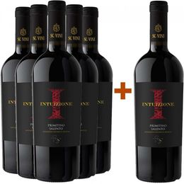 SG Vini 5+1 Paket Intuizione Salento Primitivo 2023 Trocken - Apulien &ndash; Probierpaket IGP