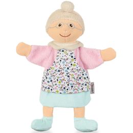 Handpuppe Sterntaler "Oma", bunt (rosa, türkis), Puppen, KinderH:26cm, Baumwolle, Polycotton, Polyester, für Kinderhände, H:26cm