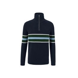 Tchibo - Troyer-Pullover - Herren - Gr. M - hellblau/gestreift