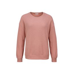 Tchibo - Lounge-Sweatshirt mit Waffelmuster - Damen - Gr. L - ros&eacute;
