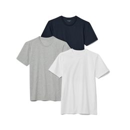 Tchibo - 3 T-Shirts mit Rundhalsausschnitt - Herren - Gr. XXL - wei&szlig;