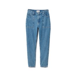 Nah/Studio Mom-Jeans - recycelte Baumwolle - Gr. 30 - blau