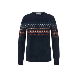 Tchibo - Strickpullover - Herren - Gr. L - creme/print