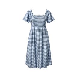 Tchibo - Kariertes Webkleid - Damen - Gr. 38 - hellblau/kariert