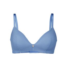 Tchibo - Softschalen-BH - Damen - Gr. 75A - blau/gestreift