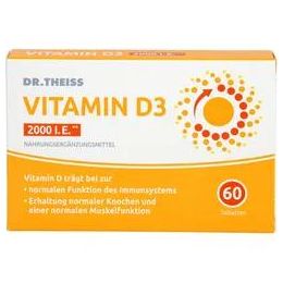 Dr. Theiss Naturwaren Dr. Theiss Vitamin D3 Tabletten 2000 I.e. 60 ST