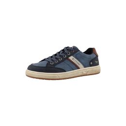 Mustang Sneaker 'Merian' Herren Größe 42 marine / navy / braun / hellgrau