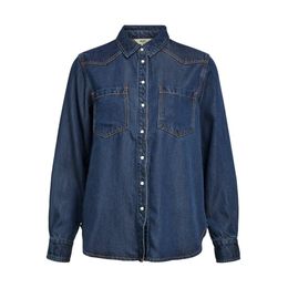 Object Bluse 'Frame' Damen Gr&ouml;&szlig;e L blue denim