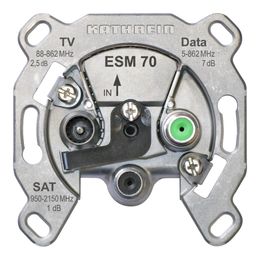 Kathrein BK-Modem-Steckdose Einzeldose, 3fach ESM 70 (21110019)