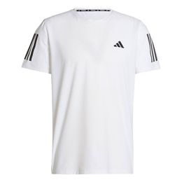 adidas Performance Funktionsshirt 'Own The Run' Herren Größe XL schwarz / weiß