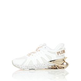 Plein Sport Sneaker 'Chrome Tiger Gen.X.-02 ' Herren Größe 46 gold / weiß