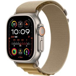 Apple Watch Ultra 2 (2023) GPS + Cellular 49 mm - Titan Titan Natur - Alpine loop Polarstern