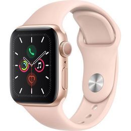 Apple Watch Series 4 (2018) GPS 44 mm - Aluminium Gold - Sportarmband Rosé