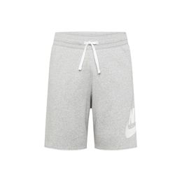 Nike Sportswear Shorts 'Club Alumni' Herren Größe 29/30 grau / weiß