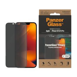PanzerGlass Displayschutzglas "iPhone 14/13/13 Pro Ultrawide Privacy AB", transparent, B:12cm H:6cm T:25mm, Displayfolien