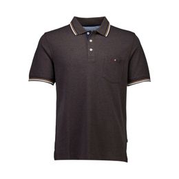 Poloshirt Bison "Bison Poloshirt", Herren, Gr. XL, toffee 625, Obermaterial: 50% Baumwolle, 50% Polyester, lässig geschnitten, Rundhals, Shirts