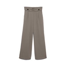 Véro Moda Anzughose VERO MODA "VMSTAR PANTS JRS GA NOOS", Damen, Gr. M, Länge 32, driftwood, Jersey, Obermaterial: 95% Polyester, 5% Elasthan, unifarben, loose fit normal, Hosen