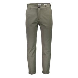 Stoffhose LINDBERGH "LINDBERGH Stoffhose", Herren, Gr. L, mid army mix, Obermaterial: 75% Polyester, 22% Viskose, 3% Elasthan, slim fit, Hosen