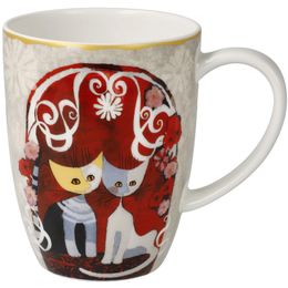 Goebel Tasse &raquo;K&uuml;nstlertasse R. Wachtmeister -Templi dell' amore&laquo; Bunt