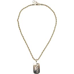 Karl Kani Halsreif »Unisex KA242-033-1 Retro Charm Helix Chain« gold onesize VIELSEITIGE LÄNGEN: Verfügbar in verschiedenen Längen, passend für...