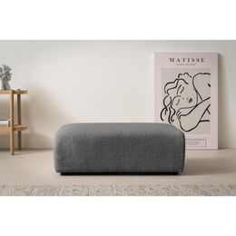 Home Affaire Hocker &raquo;BAKELS, Polsterhocker in Cord oder Boucle-Stoff&laquo; zur Serie BAKELS, Hocker stellbar zum Schlafsofa (Krokodilverbinder) dunkelgrau
