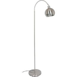 Salesfever Stehlampe »Pepe« E27 Gestell aus Metall edelstahlfarben