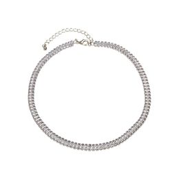 Urban Classics Edelstahlkette »Unisex Short Crystal Necklace« silver onesize Stilvolle Halsketten für jeden Anlass