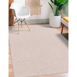 MERINOS Teppich &raquo;Mix Art 180&laquo; rechteckig 4 mm H&ouml;he robuster Kurzflorteppich mit Flitzr&uuml;cken, alle R&auml;ume beige Obermaterial: 100% Polyester B : 160...