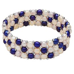 Lulu & Jane LULU & JANE Perlenarmband &raquo;LJ43&laquo; multicolor none Auffallendes, mehrreihiges Perlen-Armband